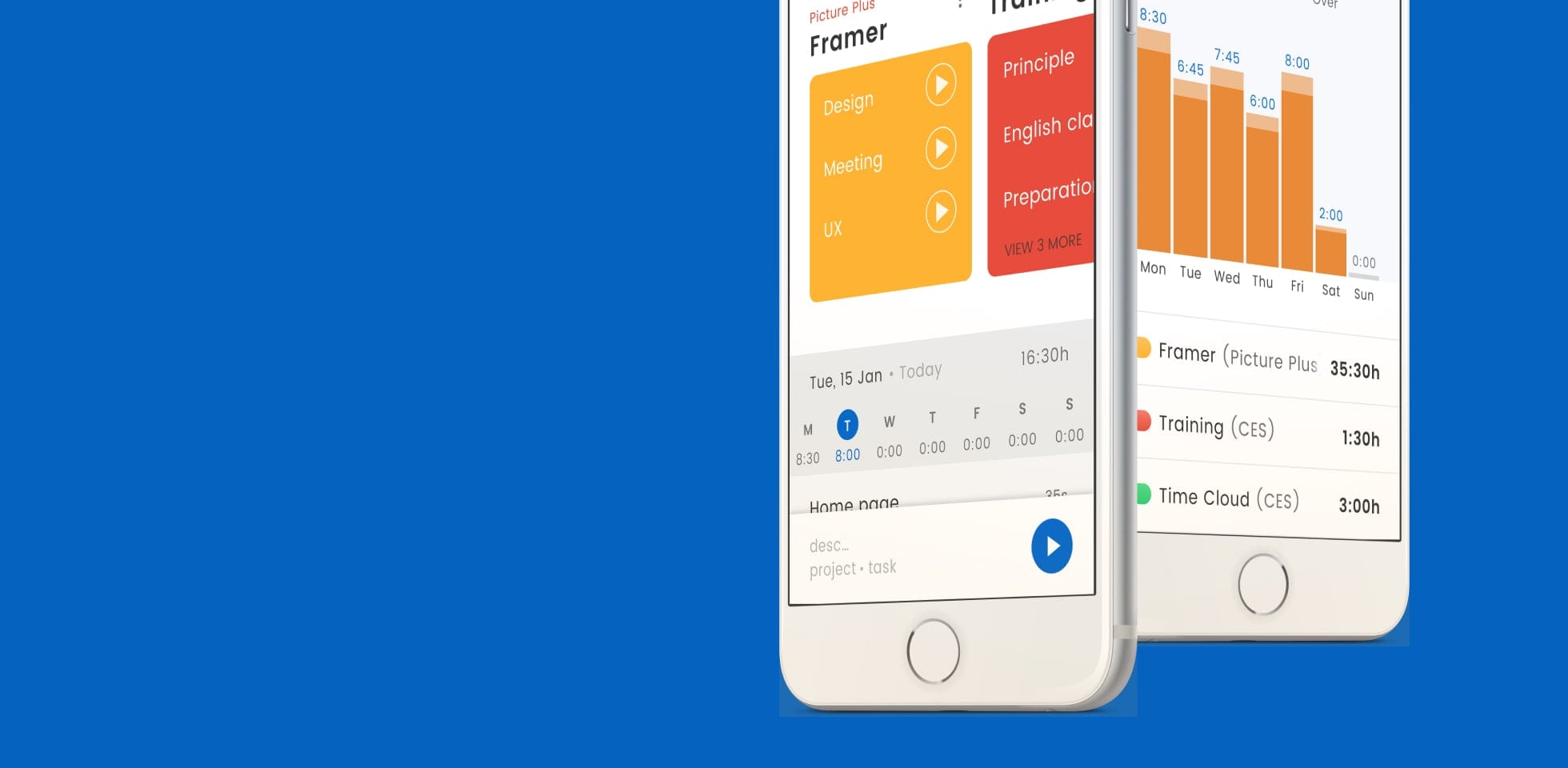 Internal time tracking